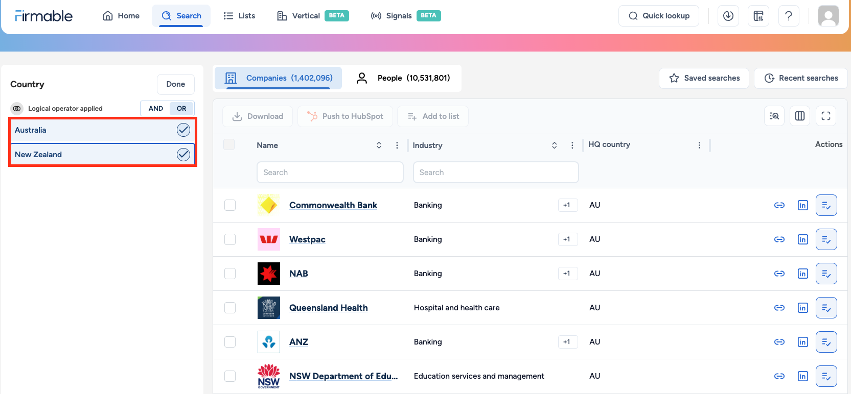 How to apply country filters in your Search